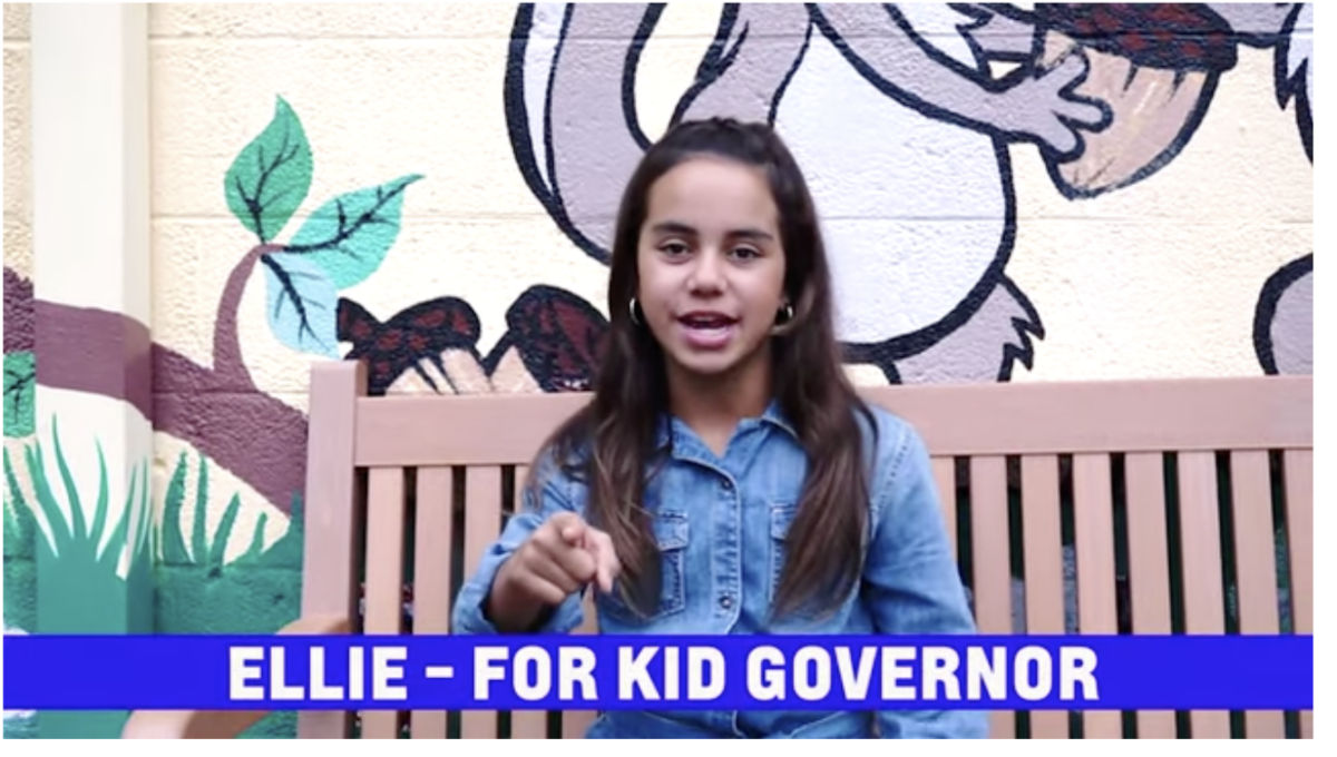 VIDEO: Ellie Mendez elected Kid Governor, the crowd goes wild | The ...