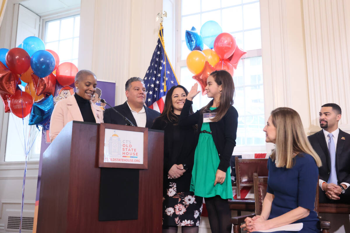 Kid Gov. Ellie Mendez takes oath of office, embarks on whirlwind tour ...