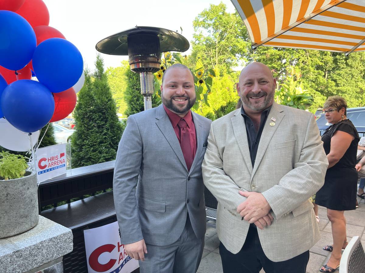 GOP state senatorial candidate Chris Carrena awaits his opponent | The ...